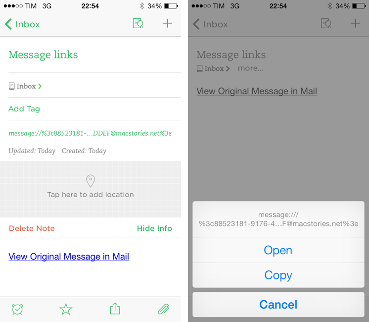 iOS 7 and Mail Message URLs - MacStories